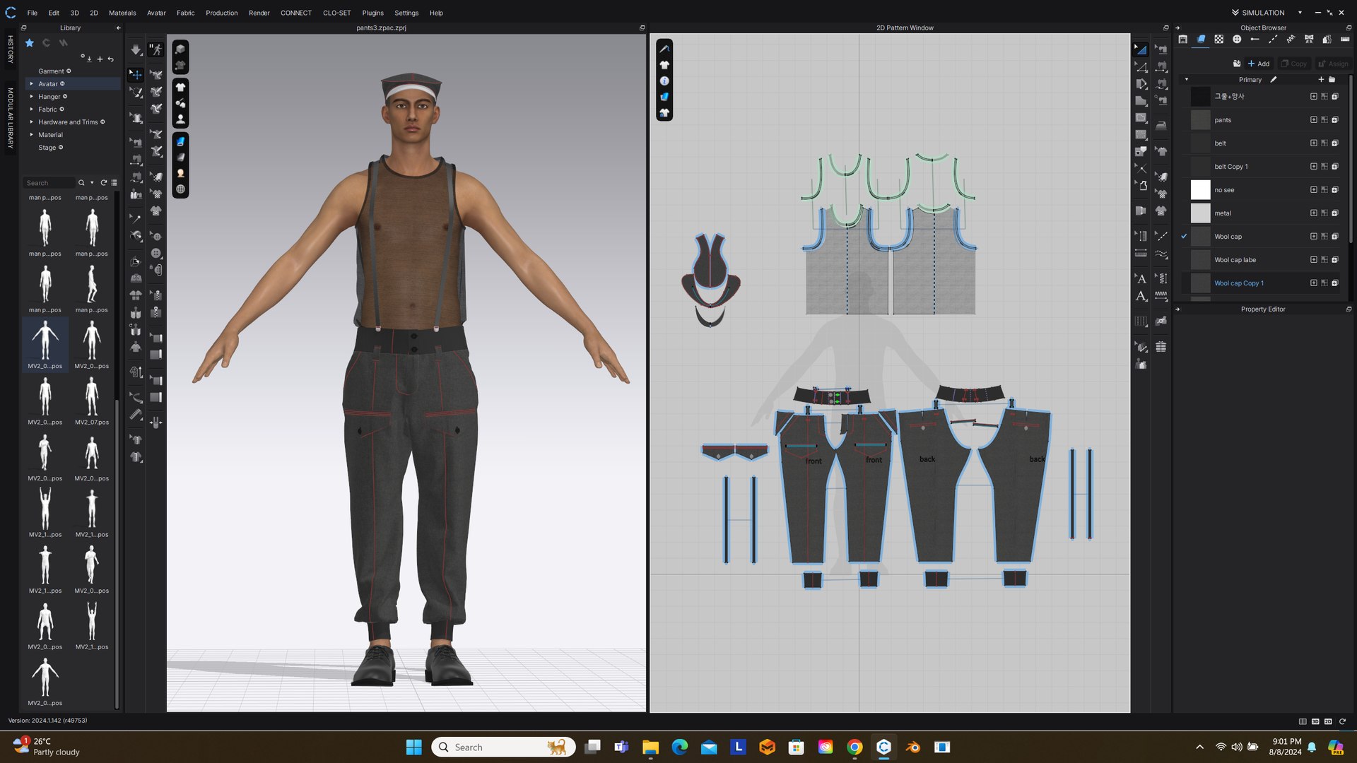 Man Outfits In Clo3d 3D - TurboSquid 2334257