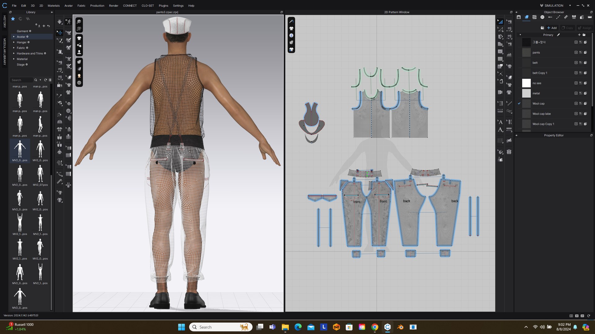 Man Outfits In Clo3d 3D - TurboSquid 2334257