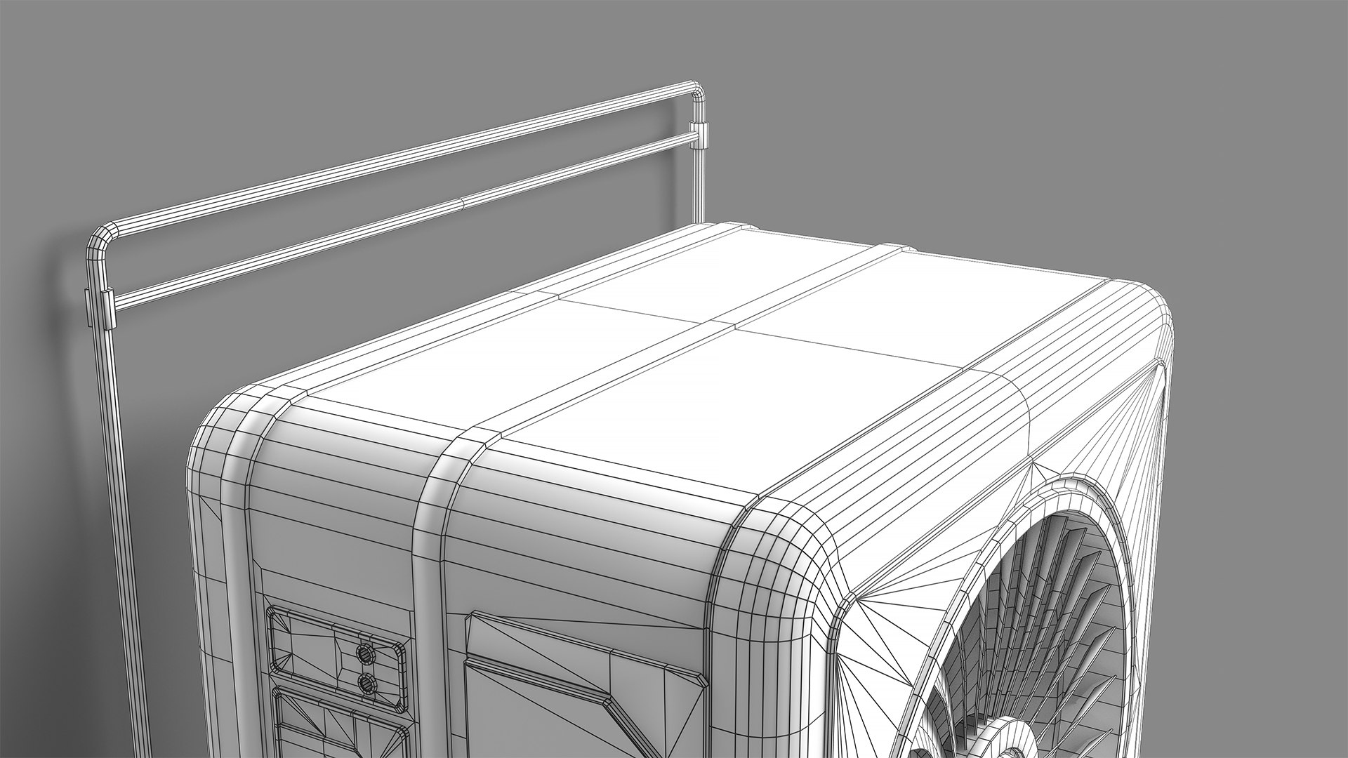 Sci-Fi Cyberpunk Air Conditioner 3D Model - TurboSquid 2312315
