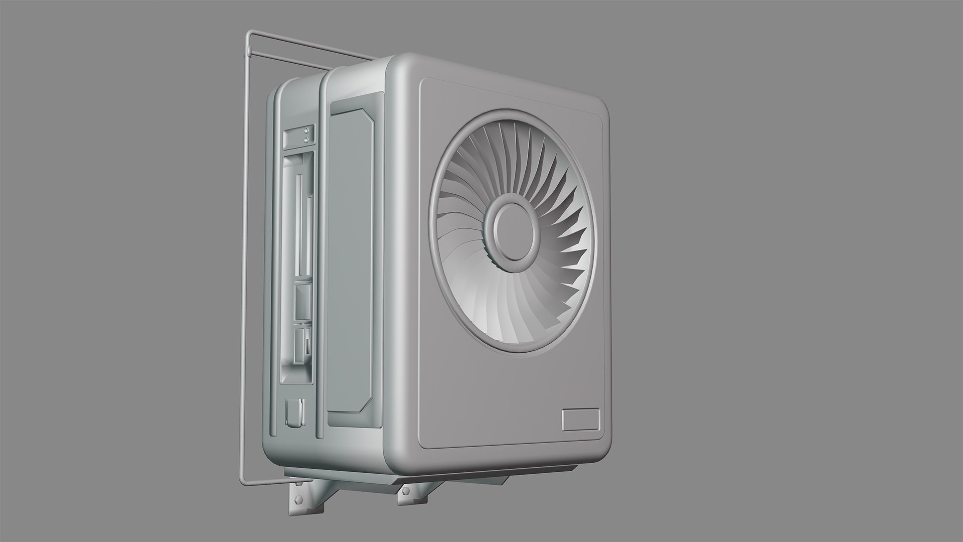 Sci-Fi Cyberpunk Air Conditioner 3D Model - TurboSquid 2312315
