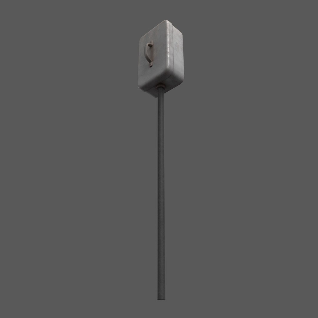 Vintage Wall Electric Box Low Poly 3D Model - TurboSquid 1926473