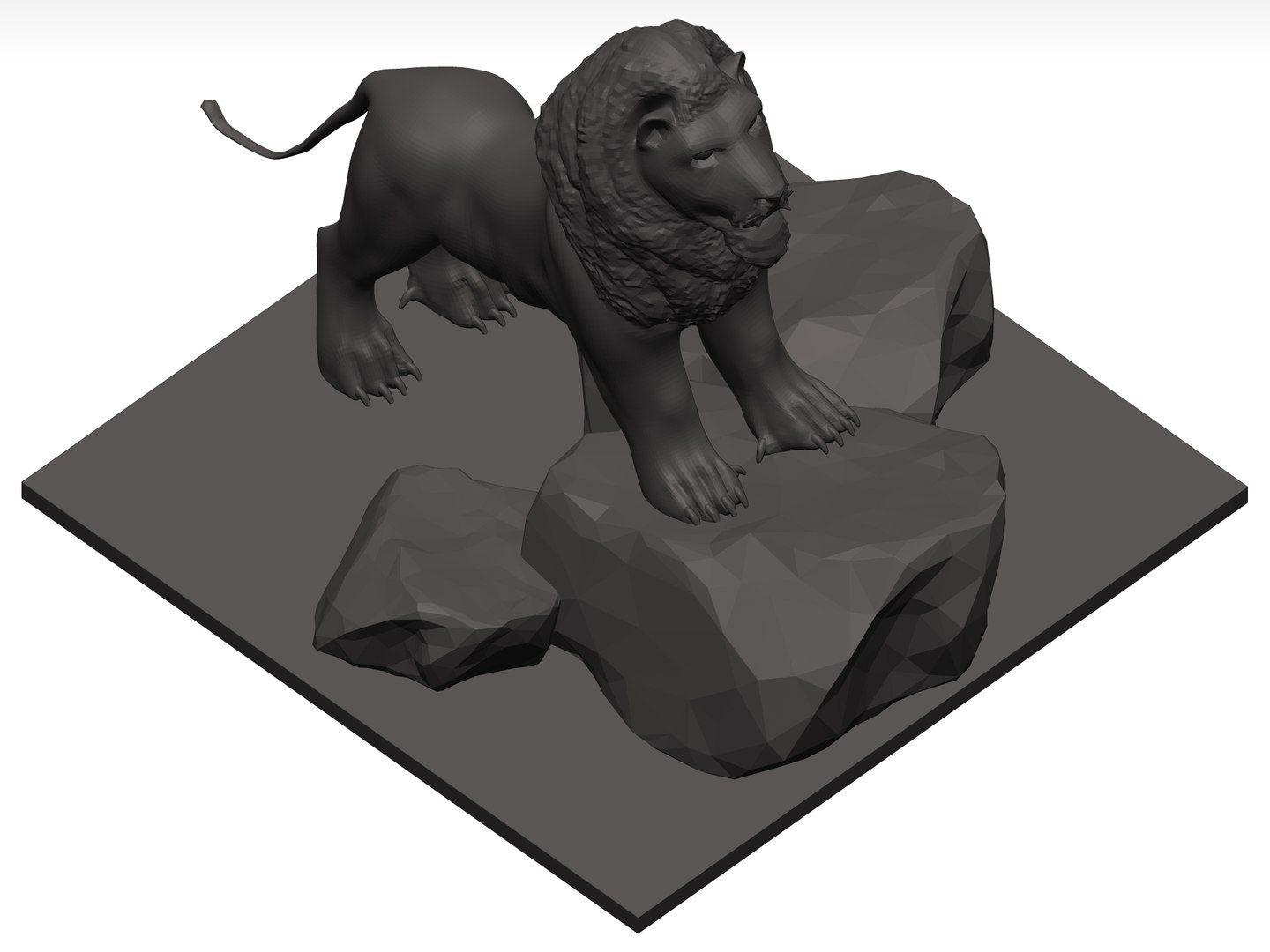 3D Model Lion Stl - TurboSquid 1773721