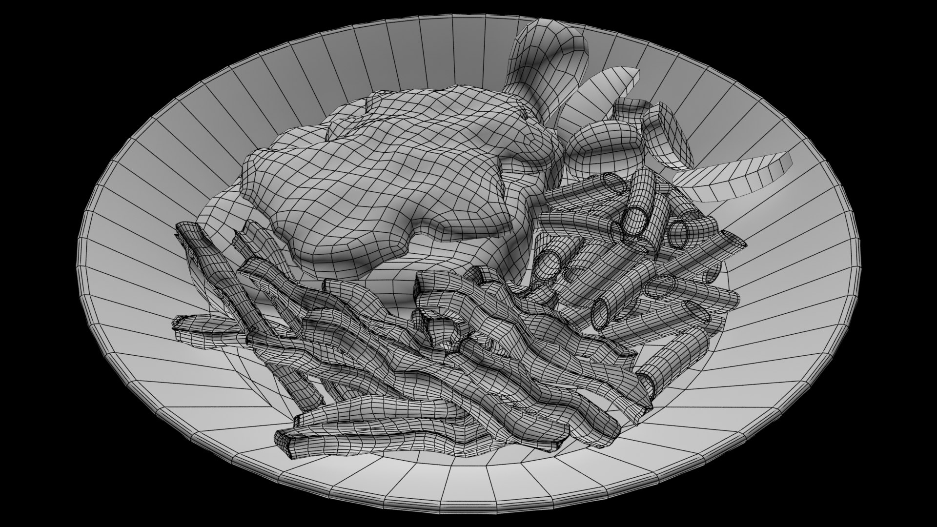 3D Chicken Parmigiana - TurboSquid 1797349