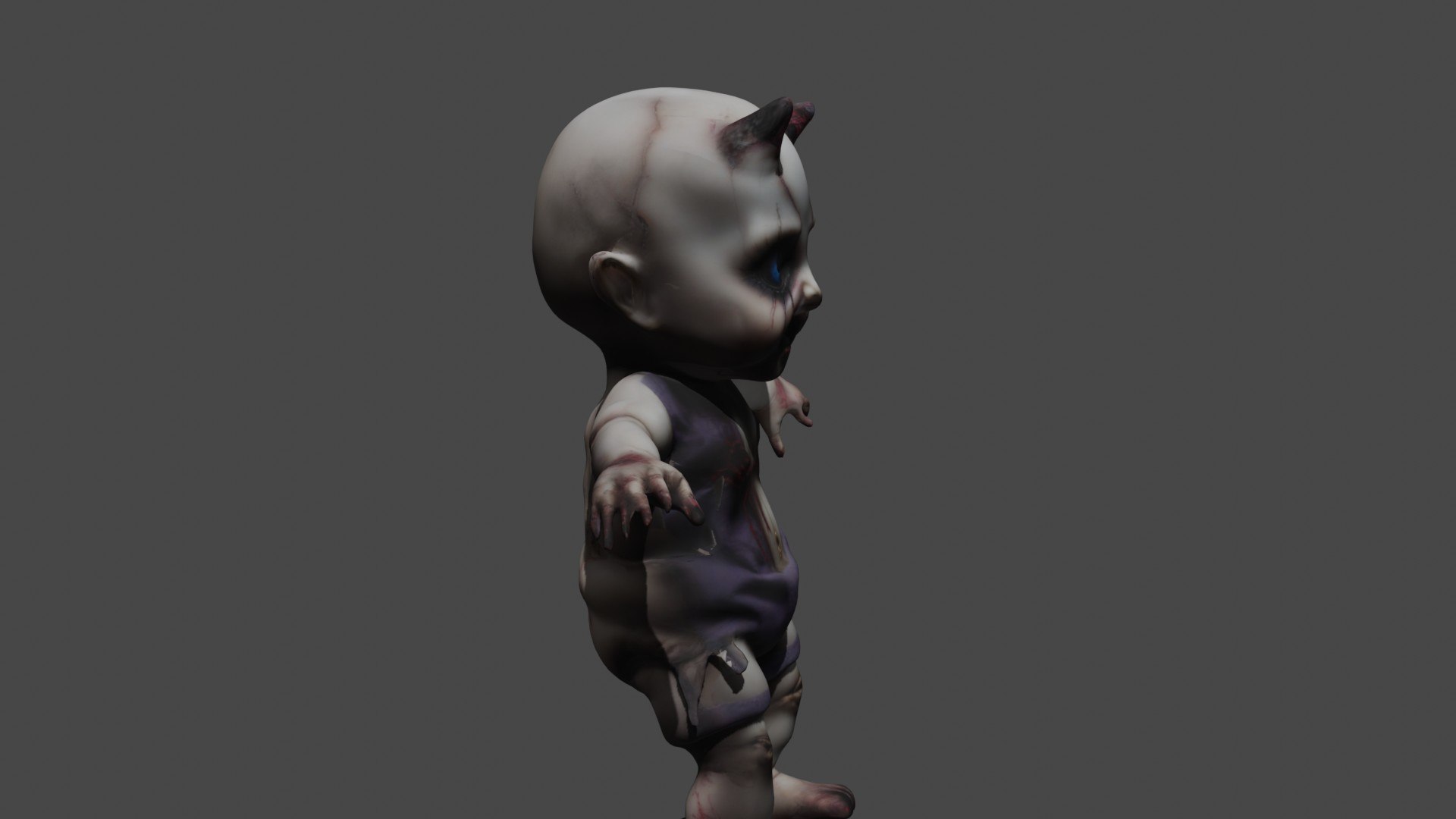 Demonic Evil Doll Model - TurboSquid 2300190