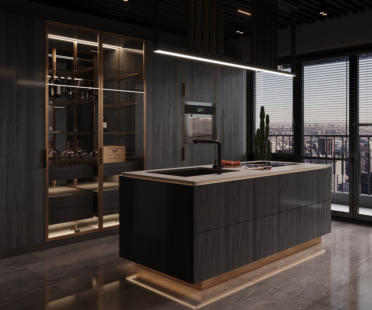 Modern Kitchen Design 3D - TurboSquid 1900515