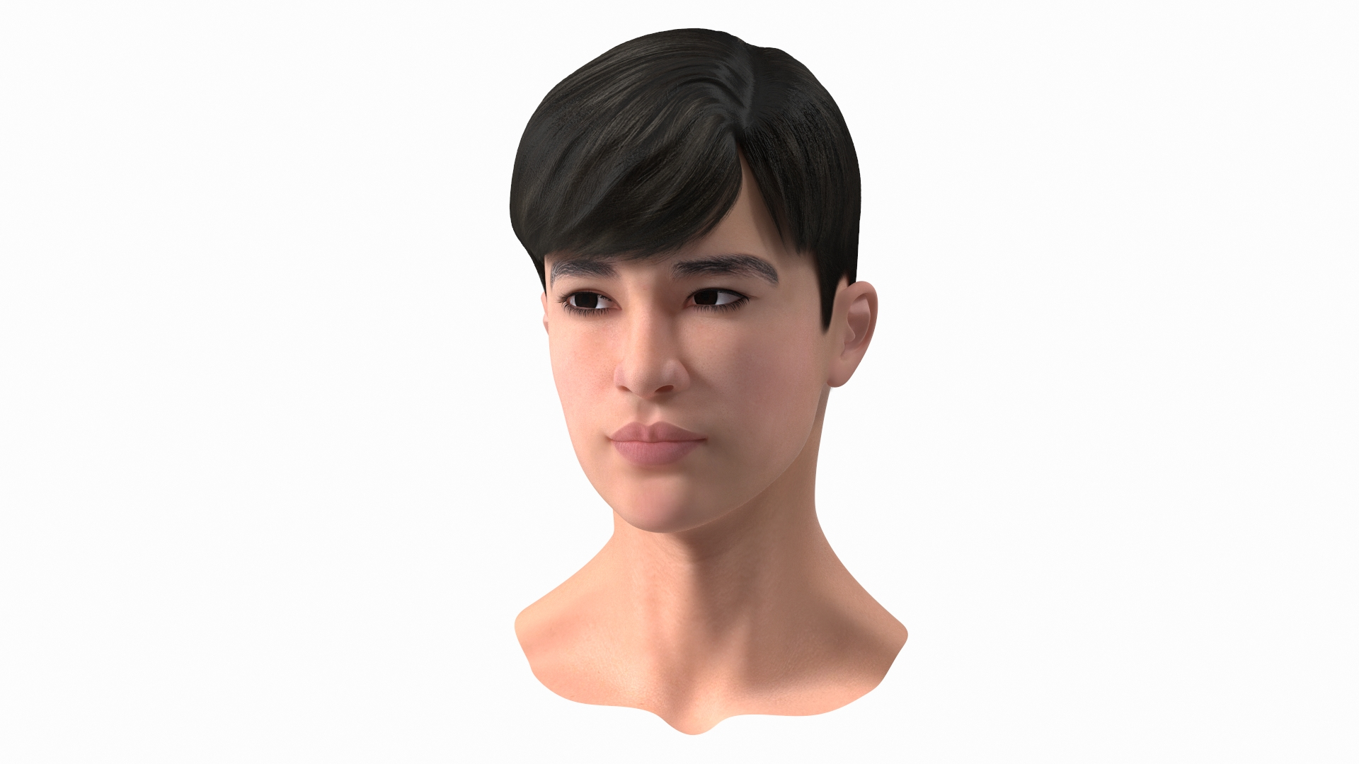 3D Model Teenage Boy Heads Collection 2 - TurboSquid 2035951