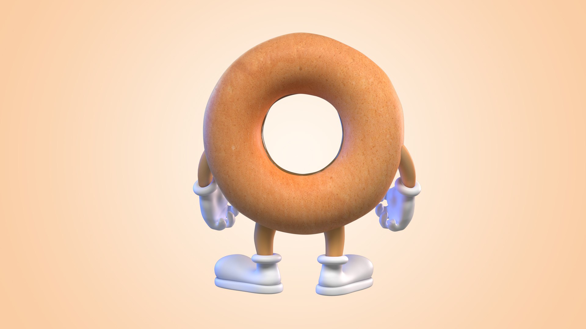 3D Donut Man Character - TurboSquid 1535608