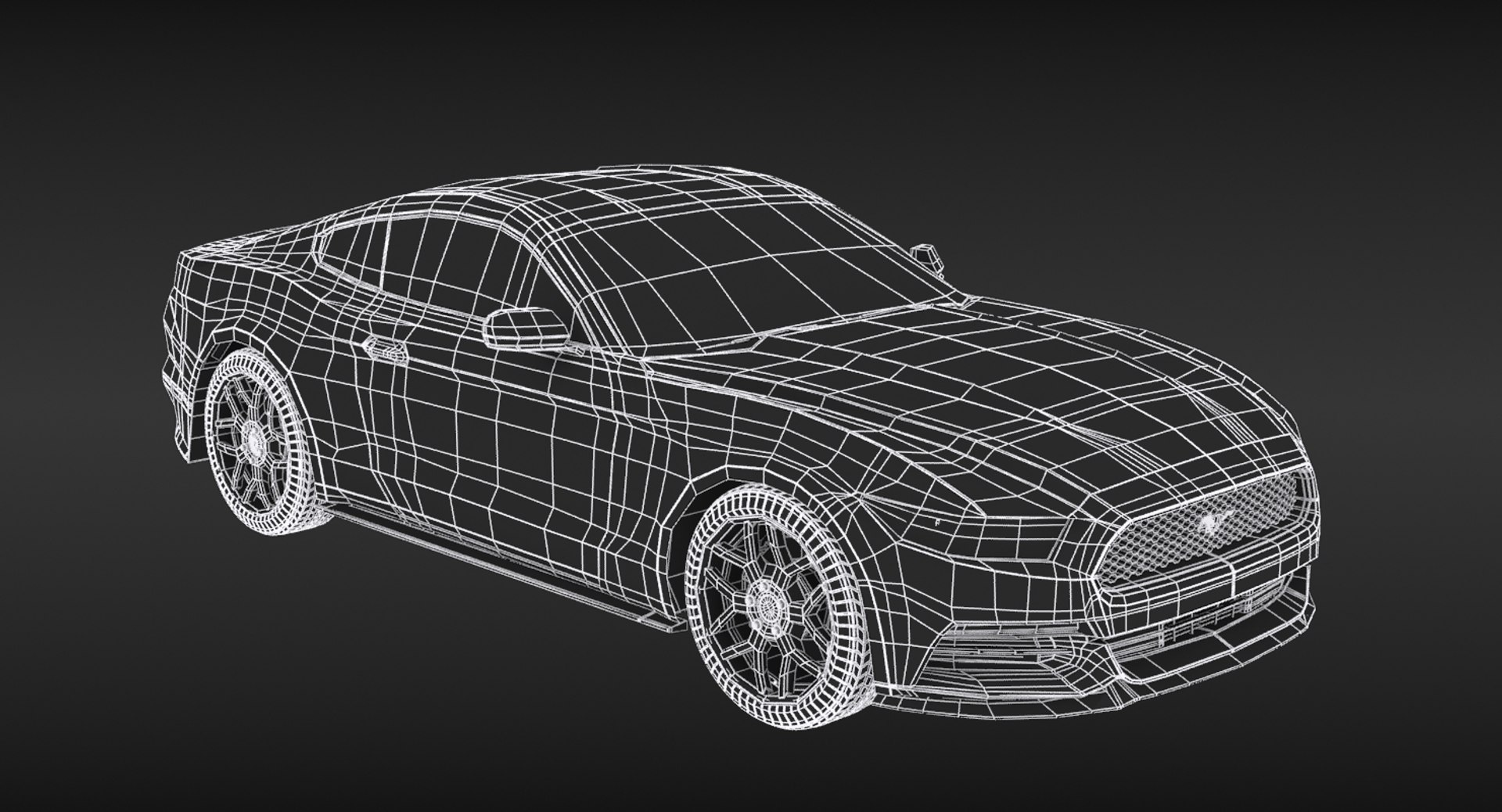 3d 3ds Mustang Fastback
