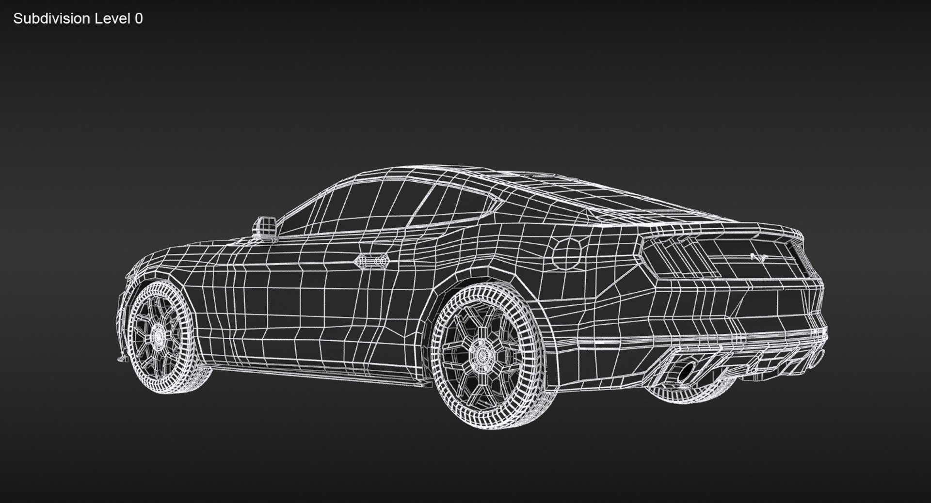 3d 3ds Mustang Fastback