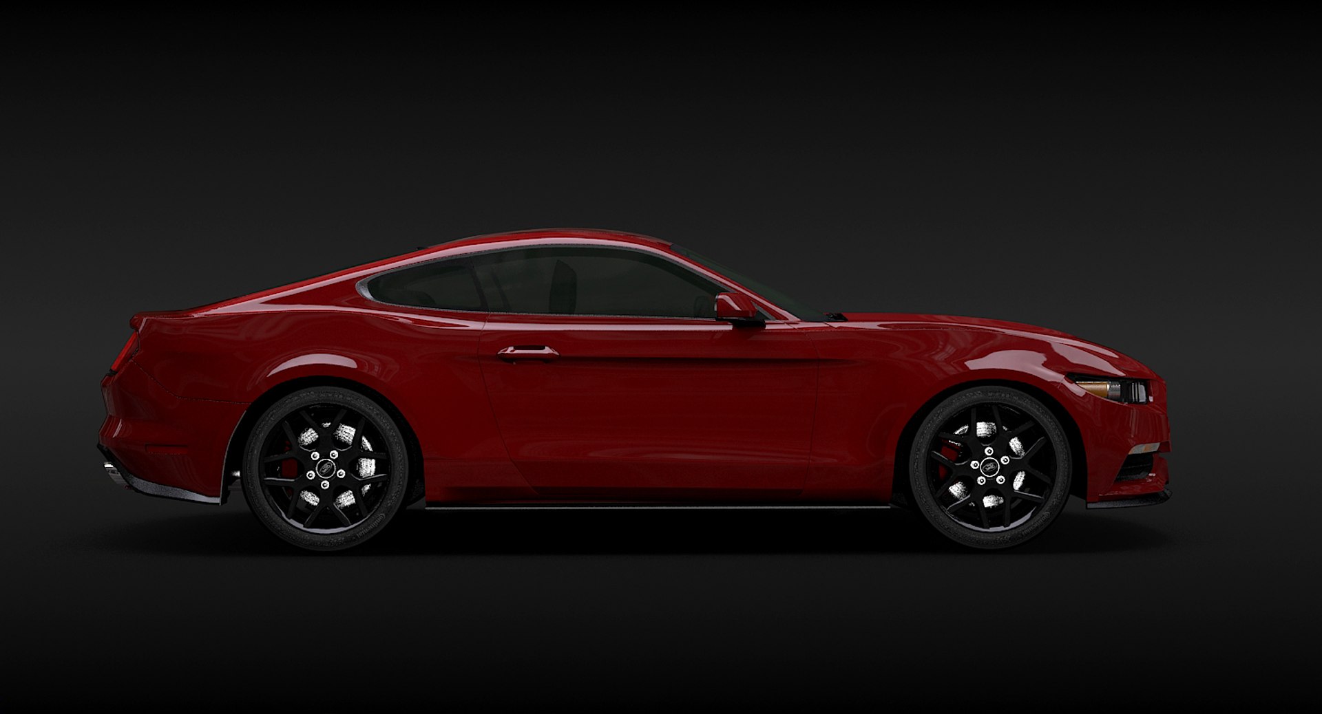 3d 3ds Mustang Fastback