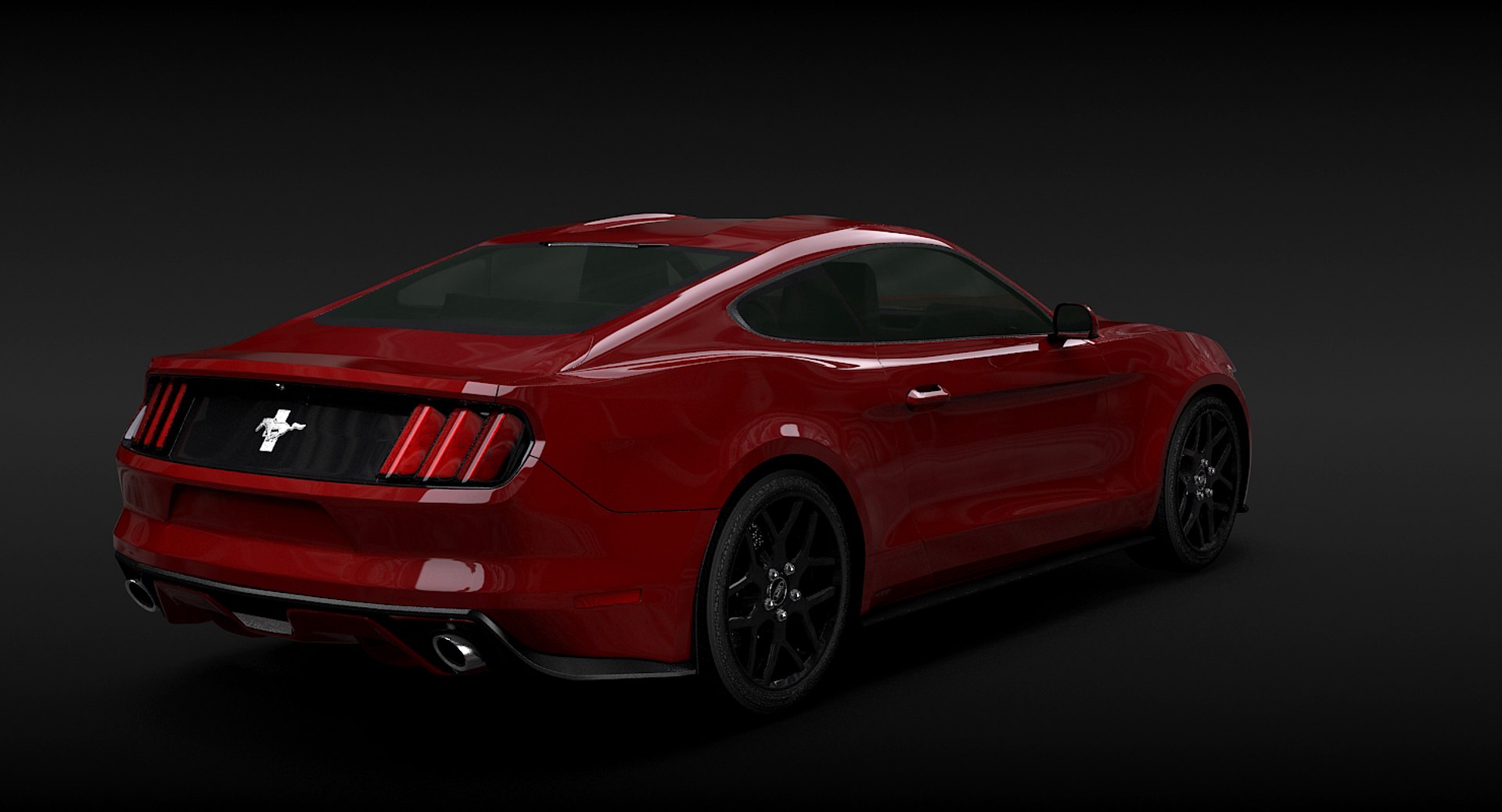 3d 3ds Mustang Fastback