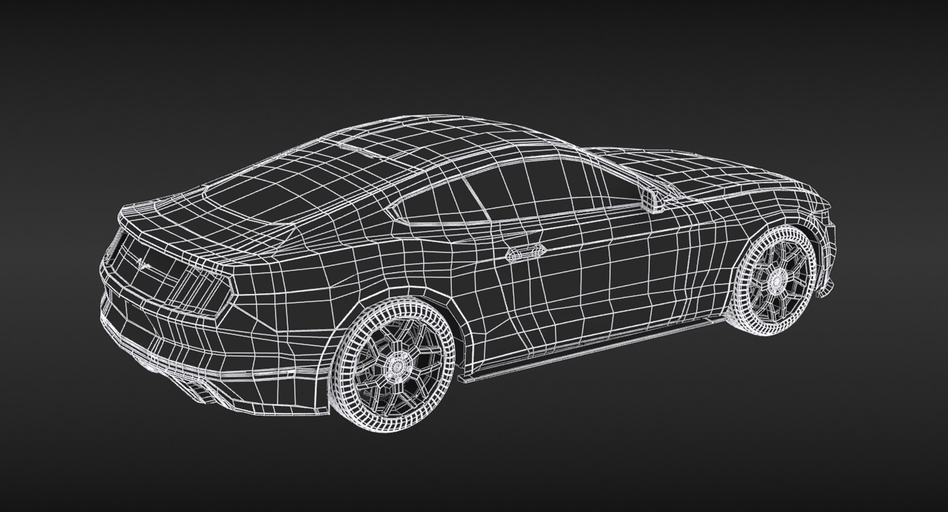 3d 3ds Mustang Fastback