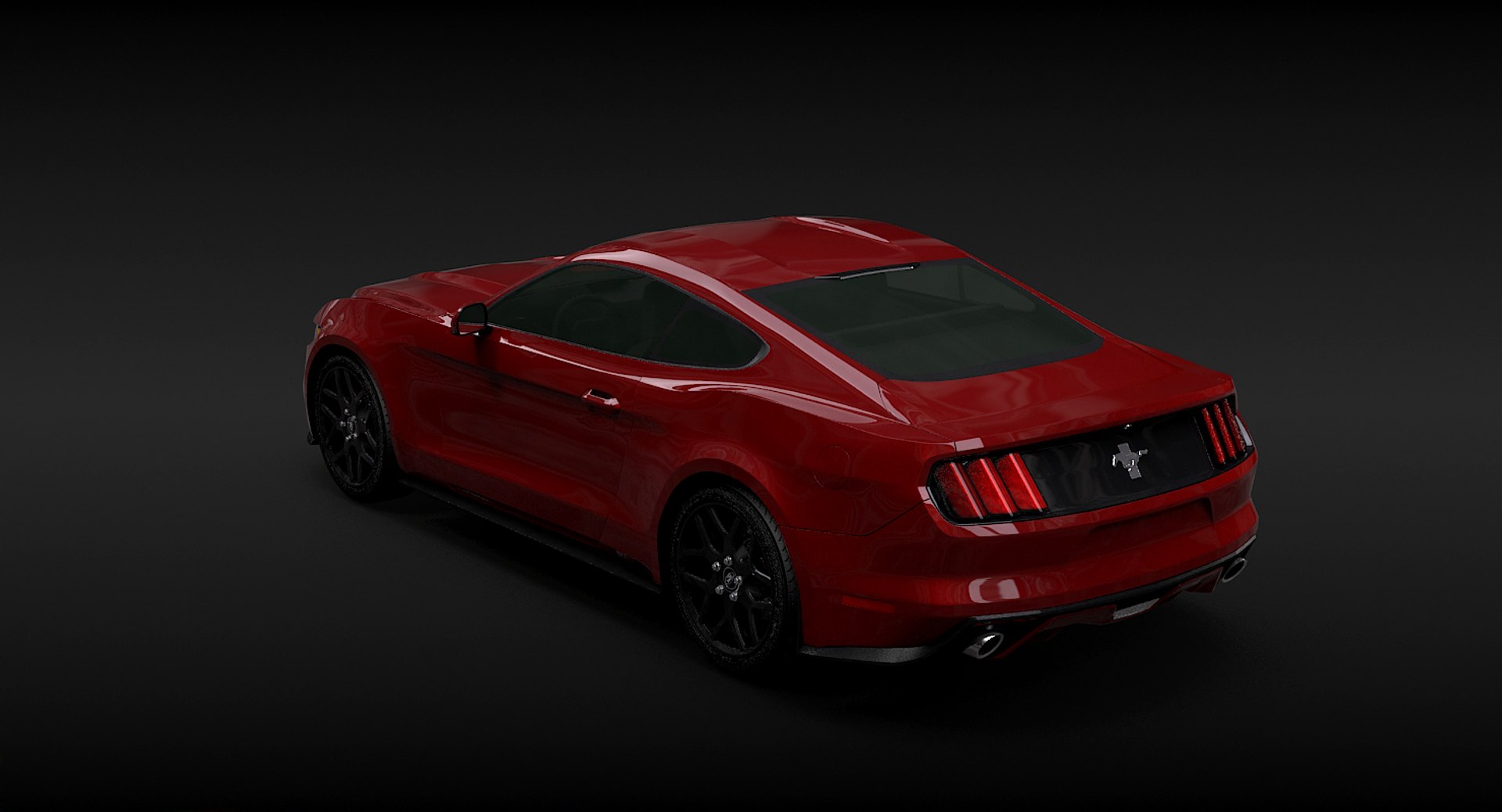 3d 3ds Mustang Fastback