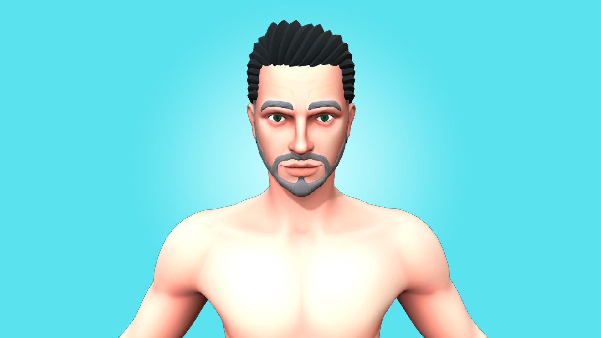 Niam - Male Base Mesh - Cartoon Character 3D Model - TurboSquid 2081770