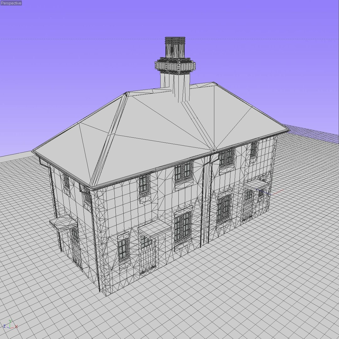 3d 3ds 2 Storey Semi Detached