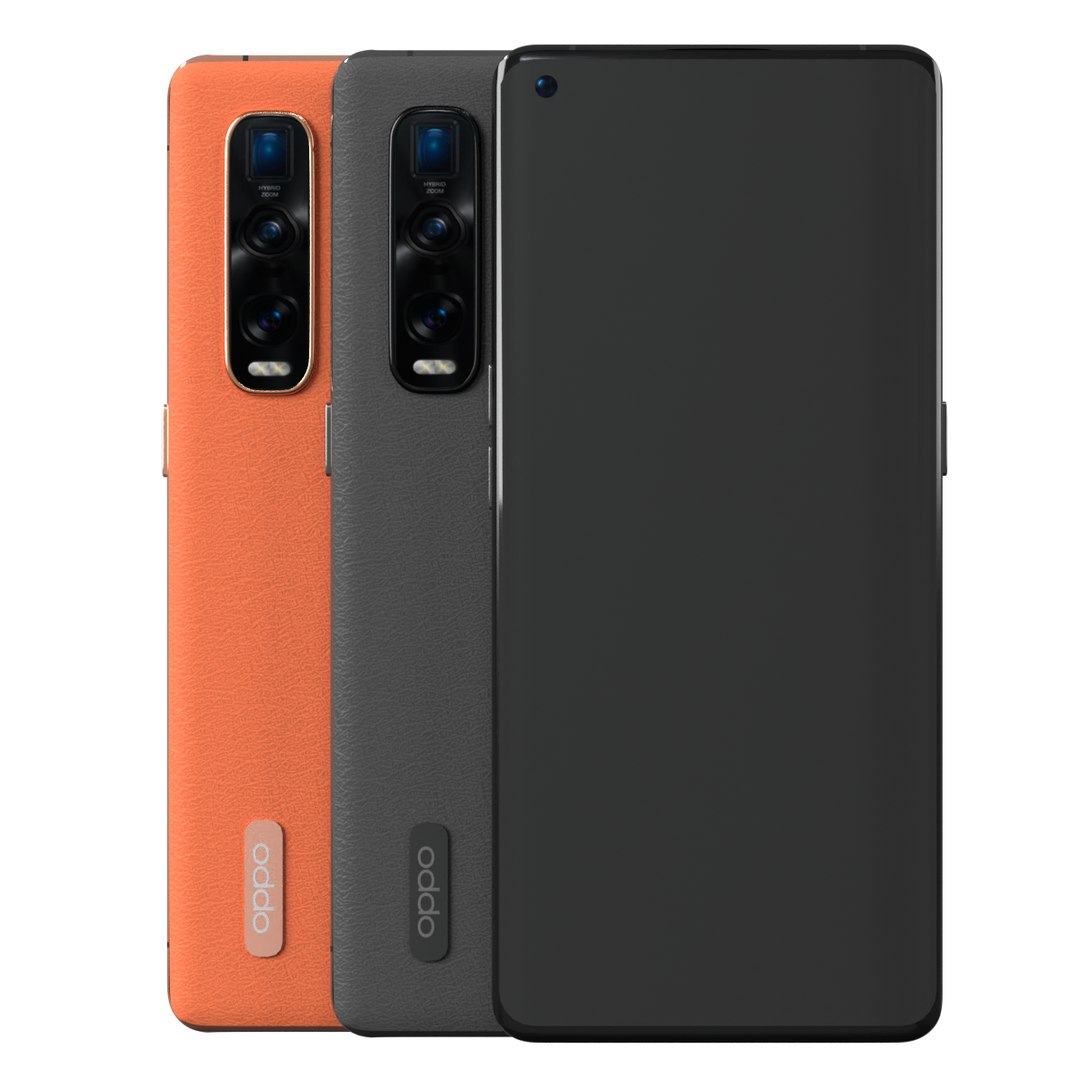 OPPO Find X2 Pro Black Grey And Orange All Colors Model - TurboSquid ...