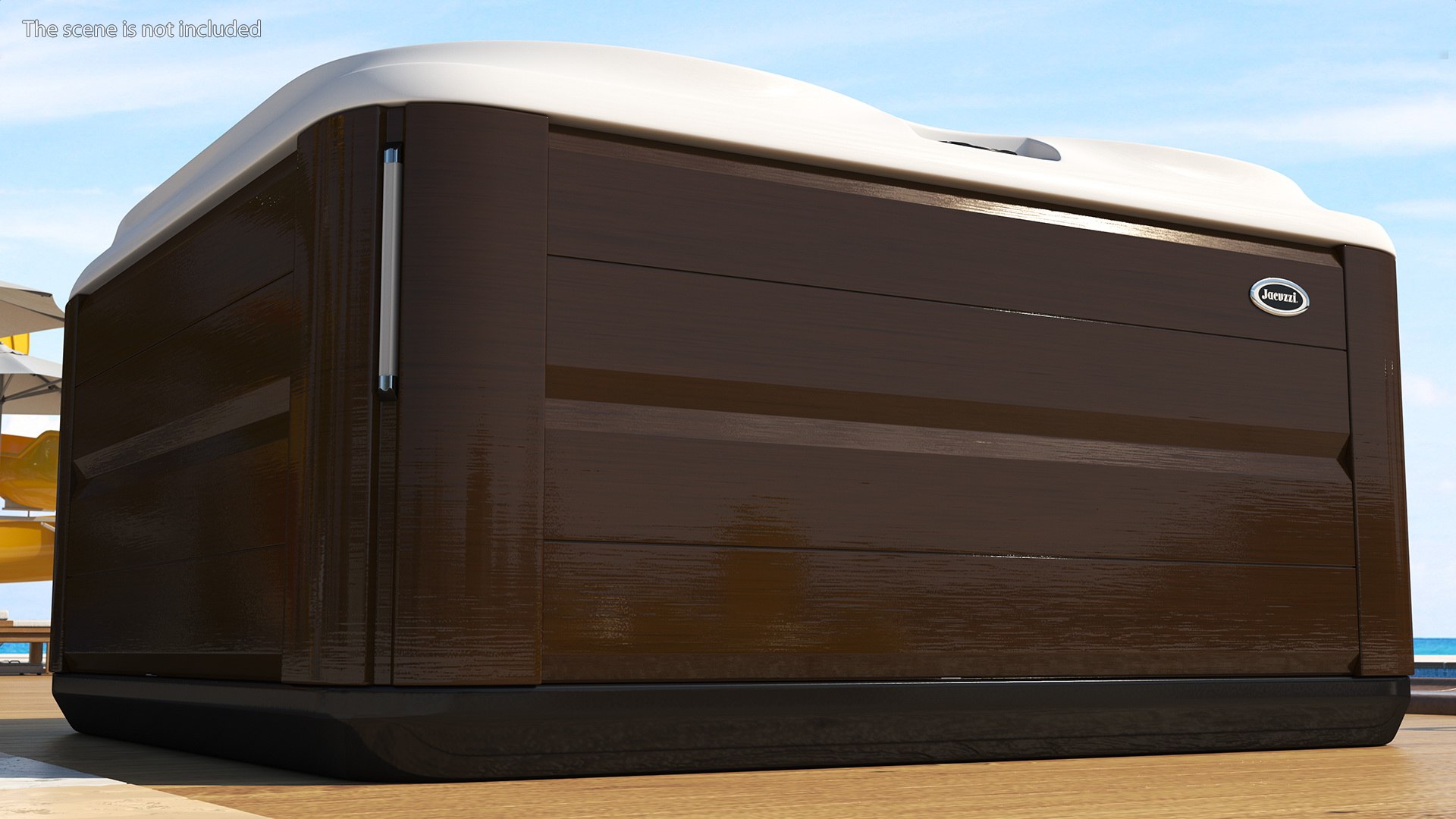 3D Jacuzzi J475 Spa Hot Tub Hardwood With Water Model - TurboSquid 1726235