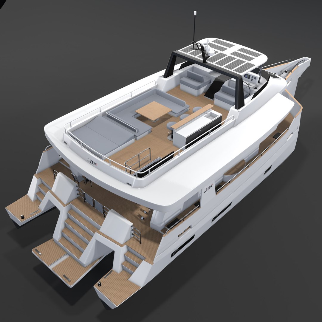 3D LEEN Trimaran 72 3D - TurboSquid 1994370