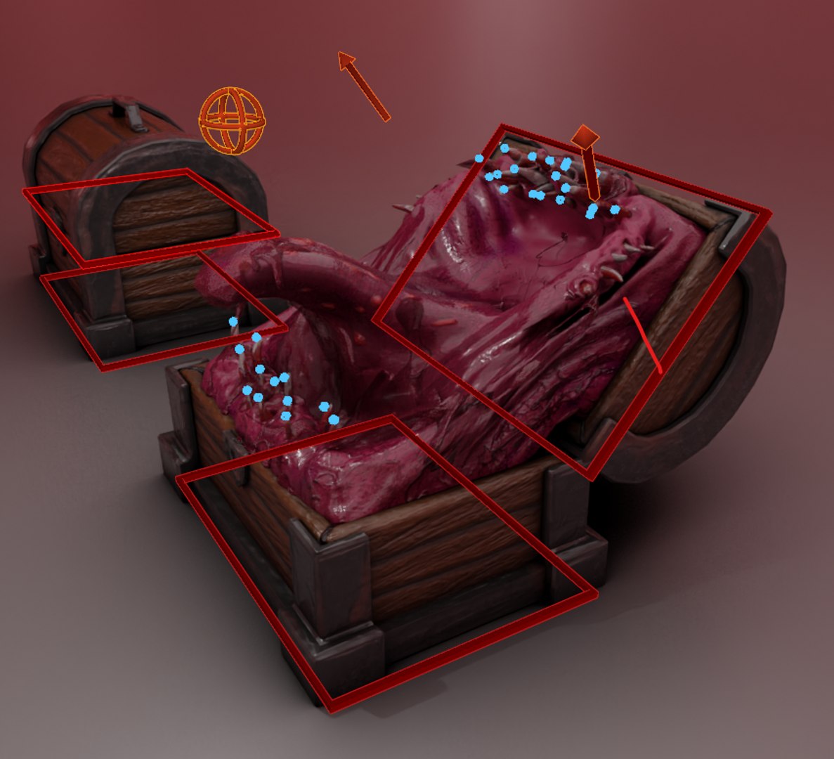 Mimic Chest Monster - Rigged And Animated 3D - TurboSquid 2180794