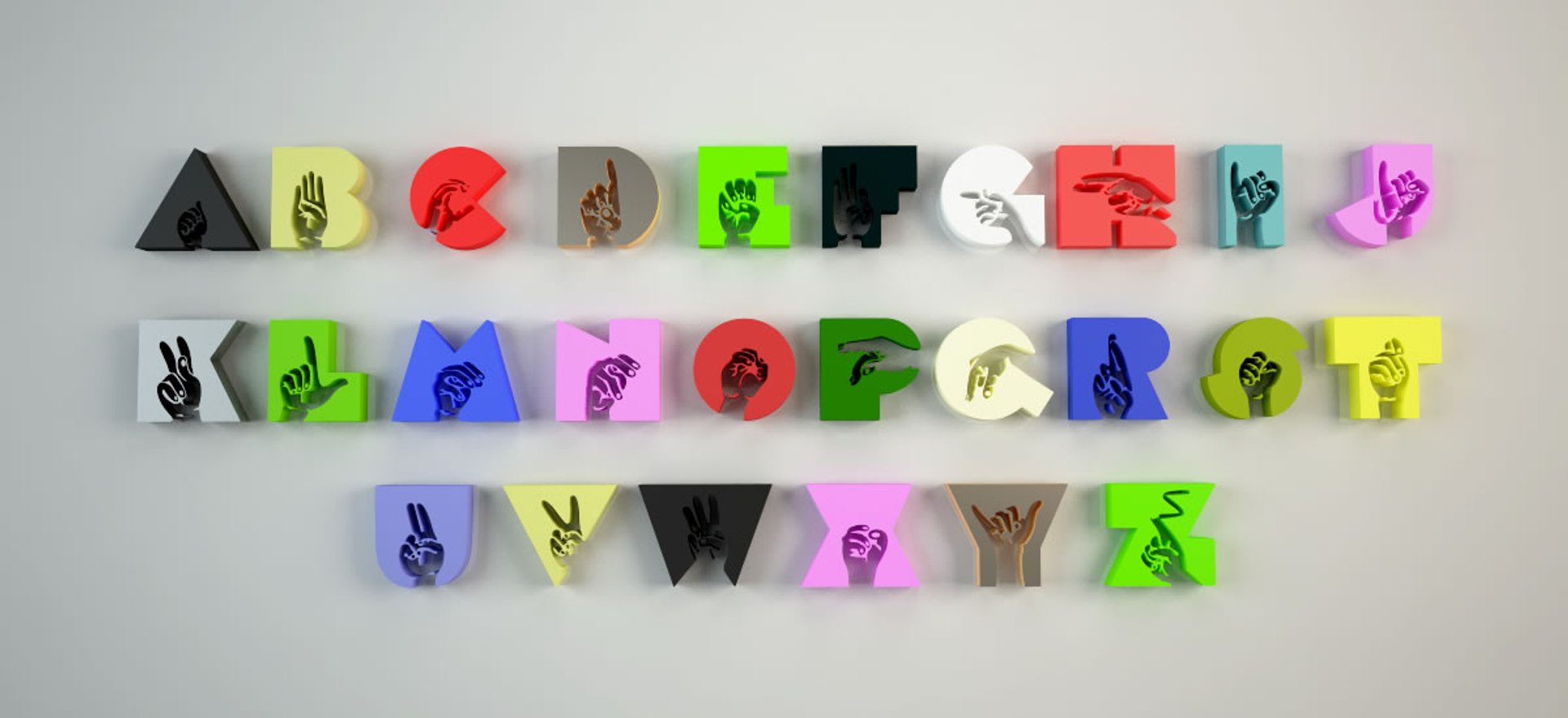 3D Letters Animations Cartoon Film Model - TurboSquid 1174120