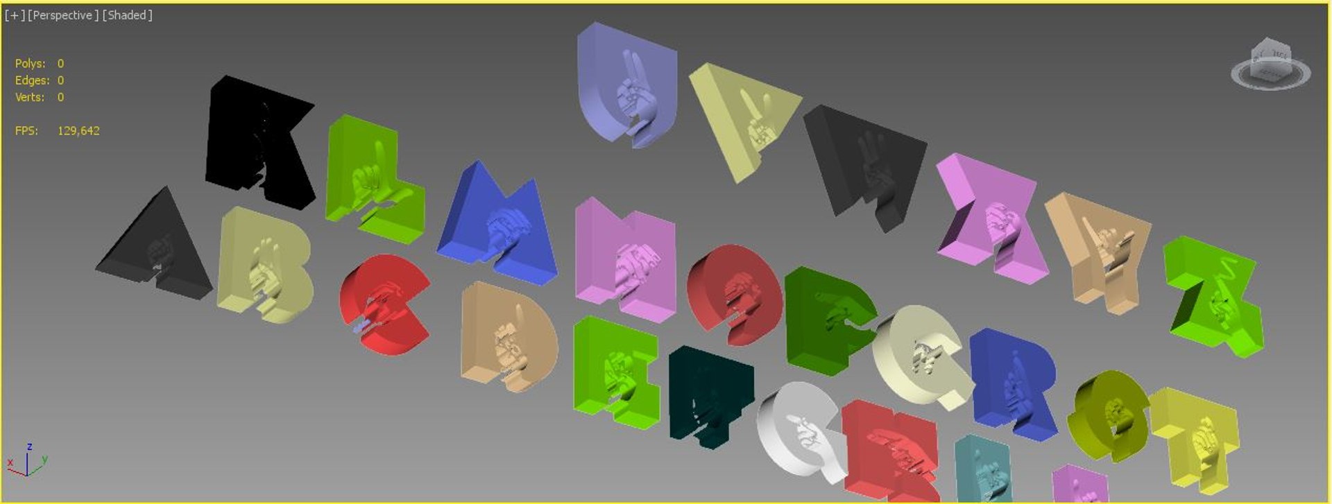 3D Letters Animations Cartoon Film Model - TurboSquid 1174120