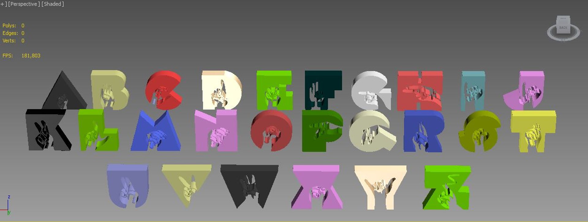 3D Letters Animations Cartoon Film Model - TurboSquid 1174120