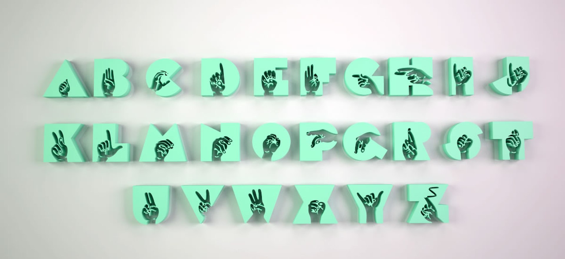 3D Letters Animations Cartoon Film Model - TurboSquid 1174120