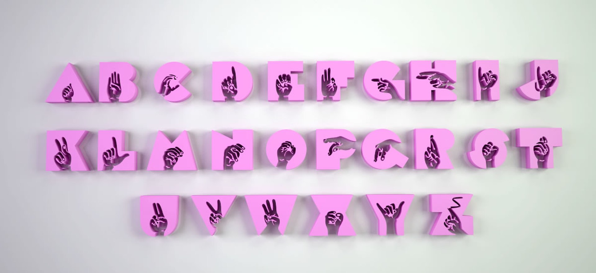 3D Letters Animations Cartoon Film Model - TurboSquid 1174120