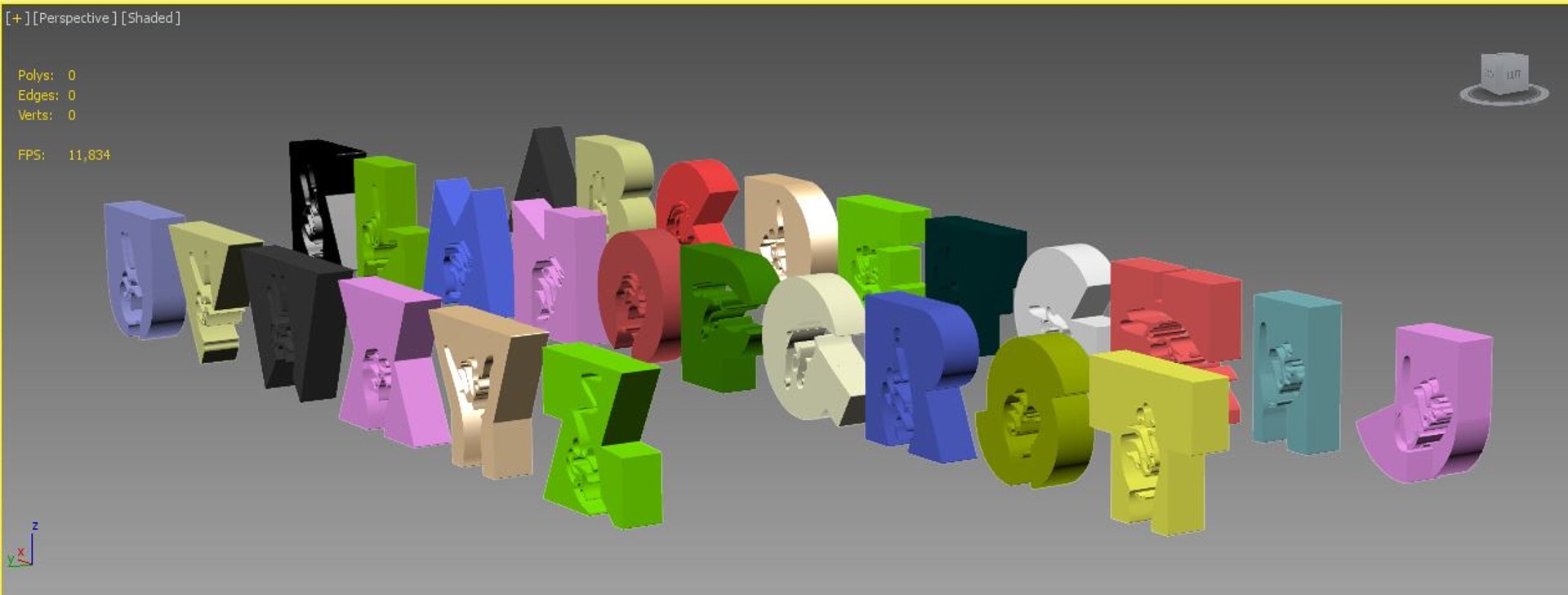 3D Letters Animations Cartoon Film Model - TurboSquid 1174120