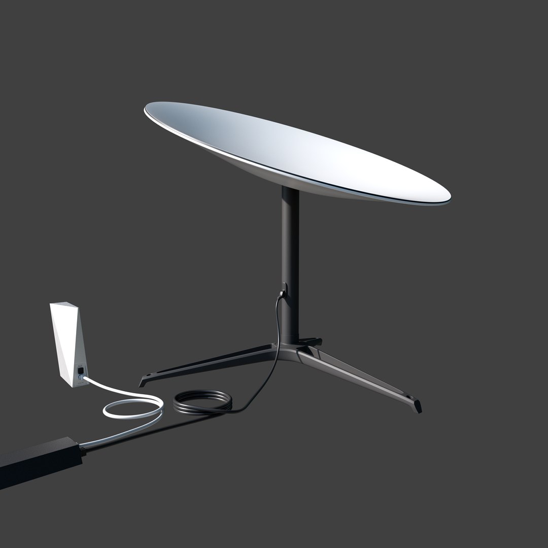 3D Model Starlink Dish And Router 3D Model Low - TurboSquid 2254949