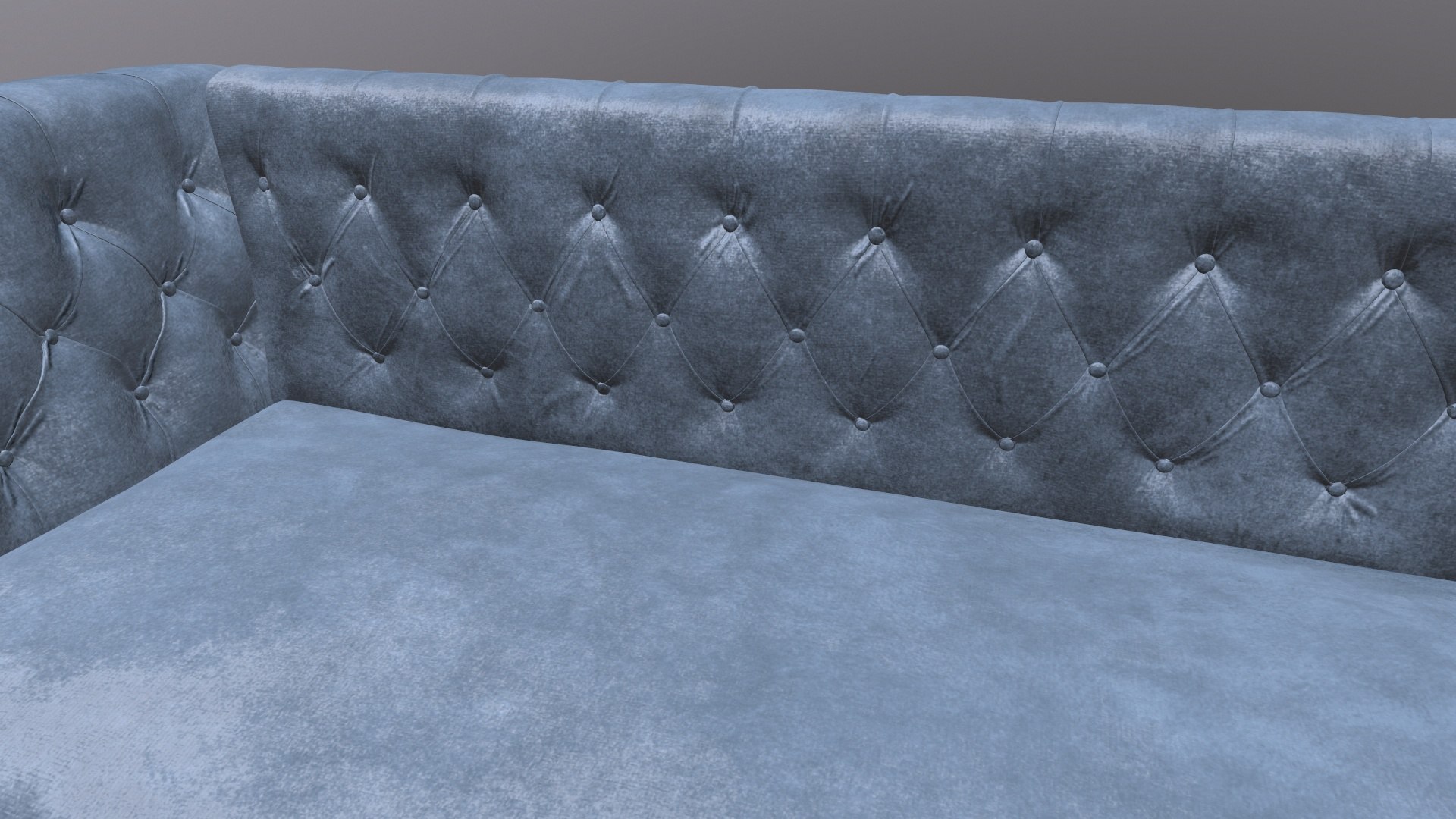 Chesterfield Three Seater Sofa Model - TurboSquid 2178108