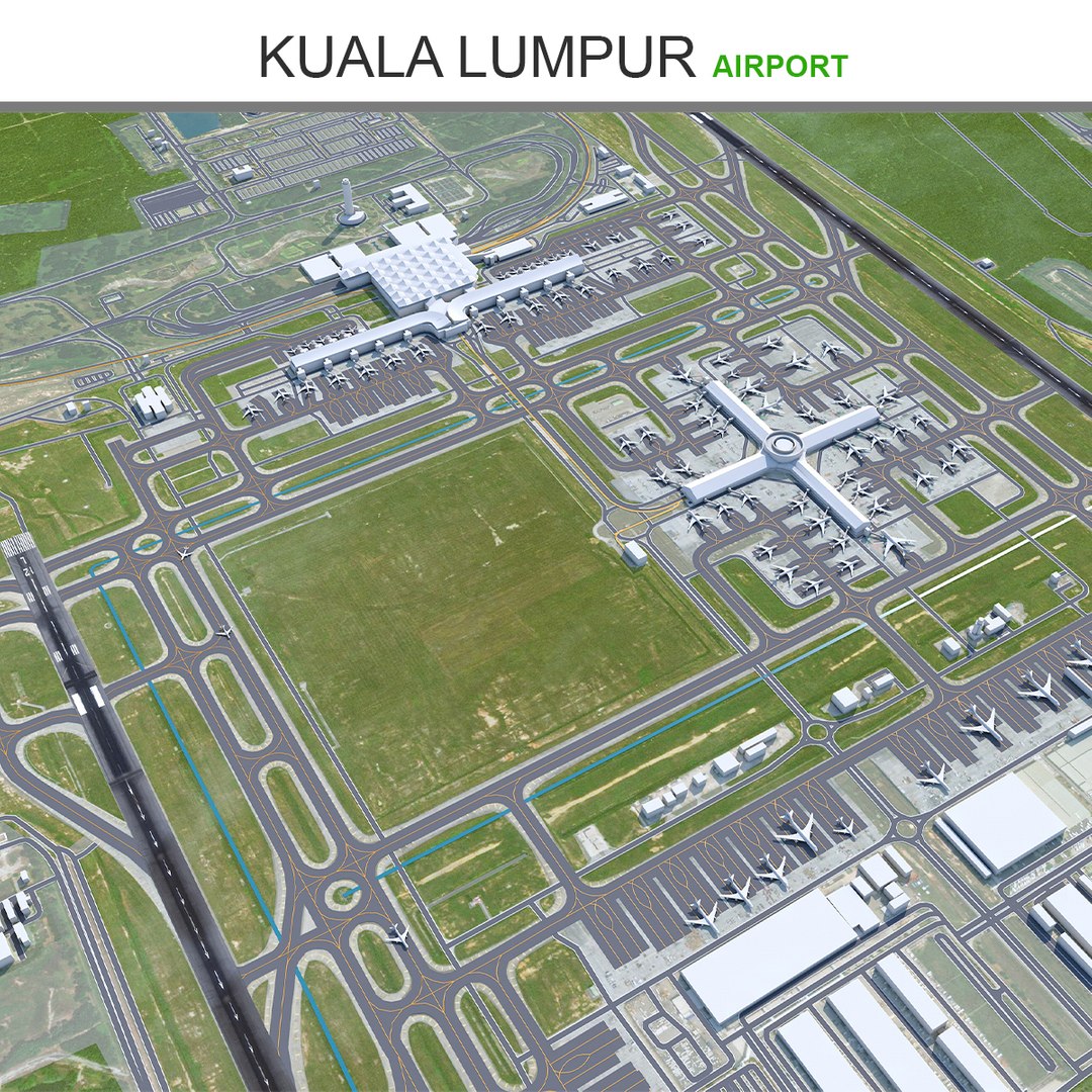 3D Kuala Lumpur Airport - TurboSquid 2005419