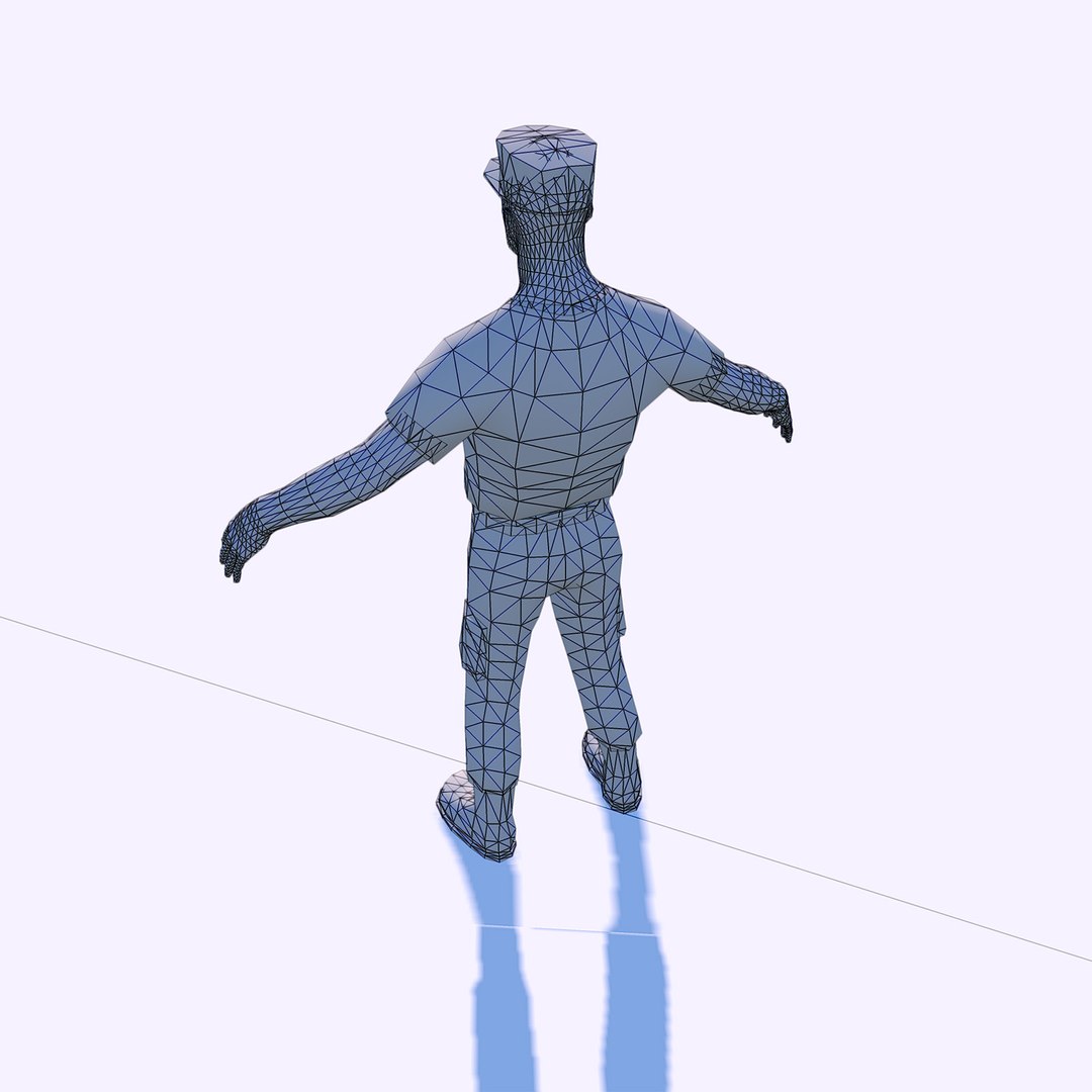 3d Characters Officer Enlisted Model