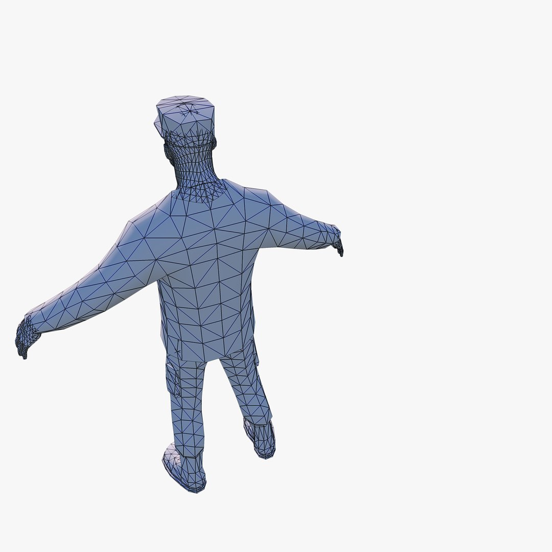 3d Characters Officer Enlisted Model