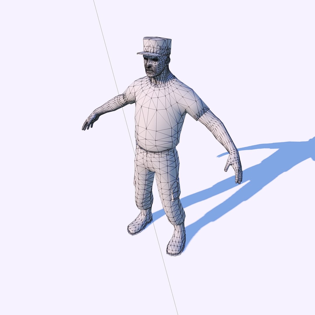 3d Characters Officer Enlisted Model