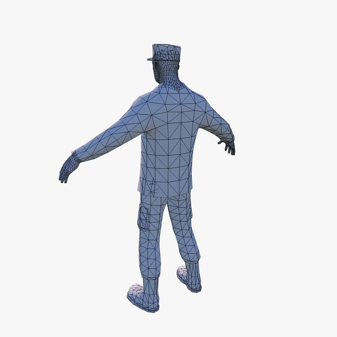 3d Characters Officer Enlisted Model