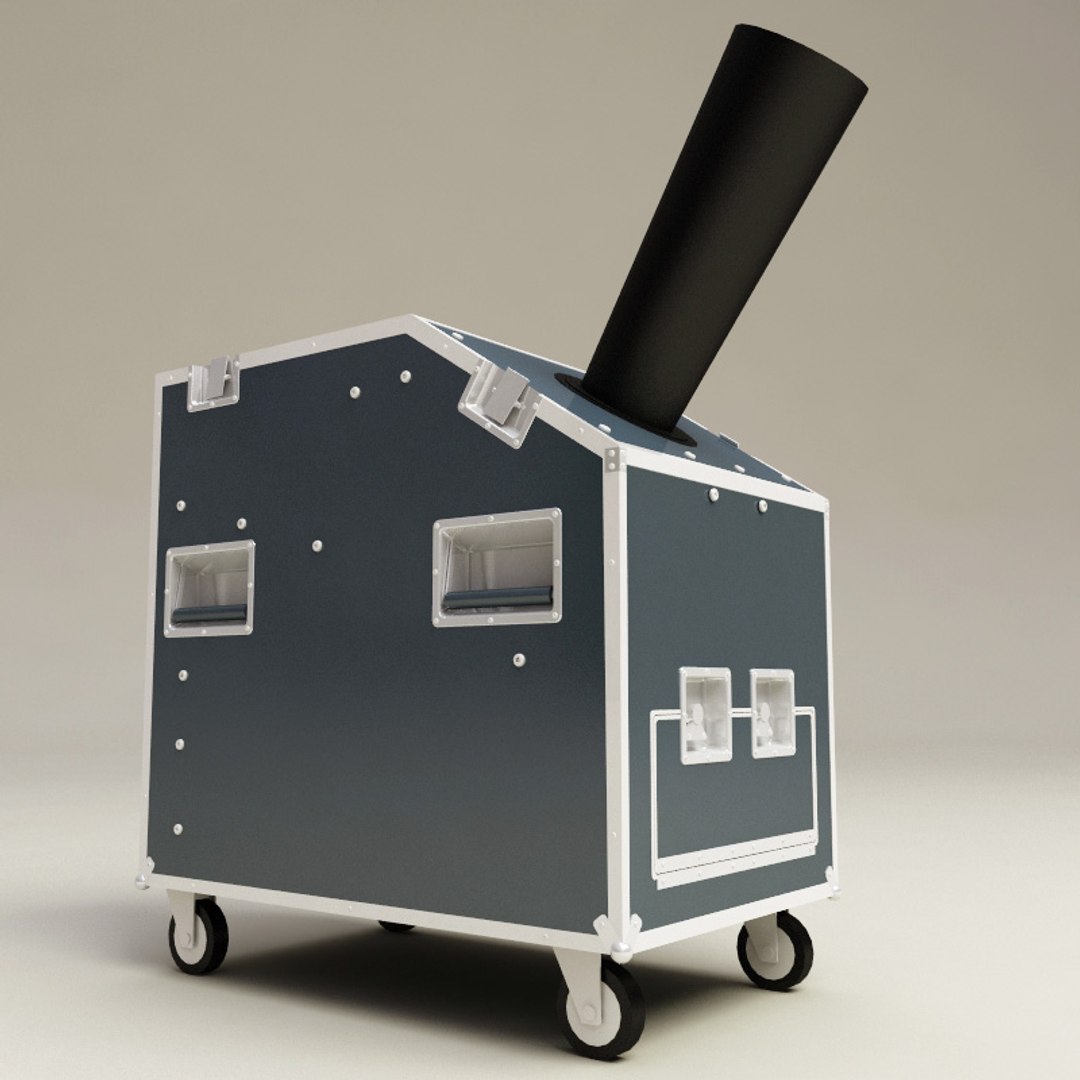 confetti machine 3d model