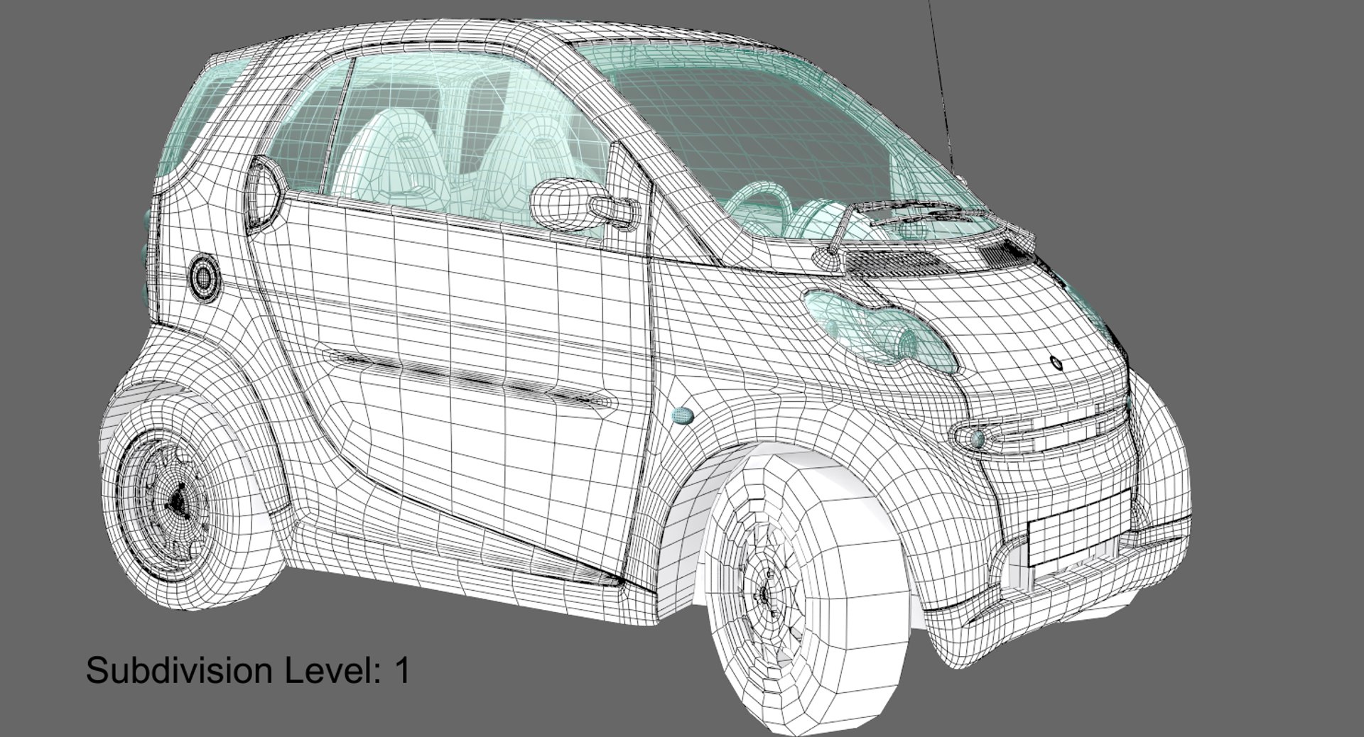 3D Smart Fortwo Model - TurboSquid 1149430