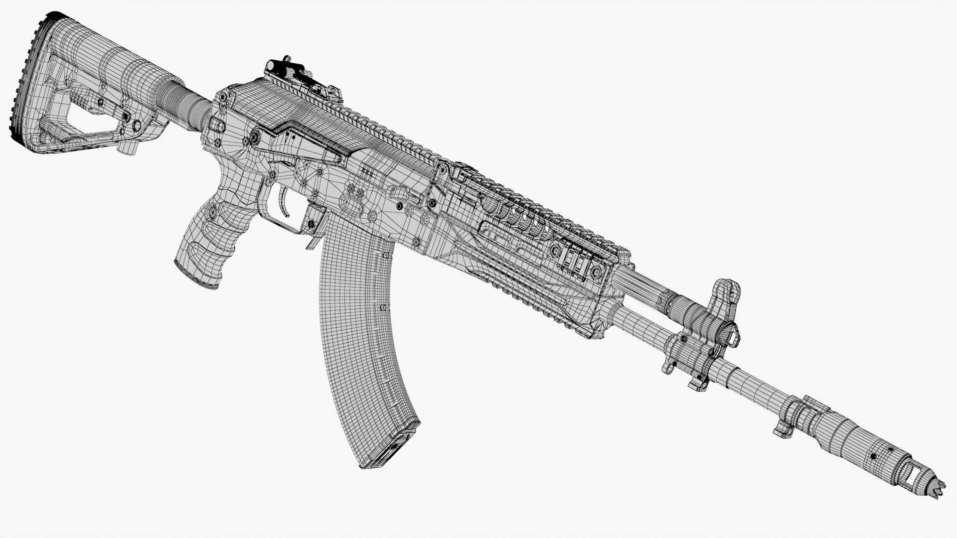 3D HS AK12 A Model - TurboSquid 2227325