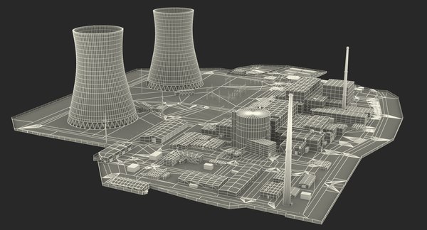 3D power plants 2 model - TurboSquid 1395334