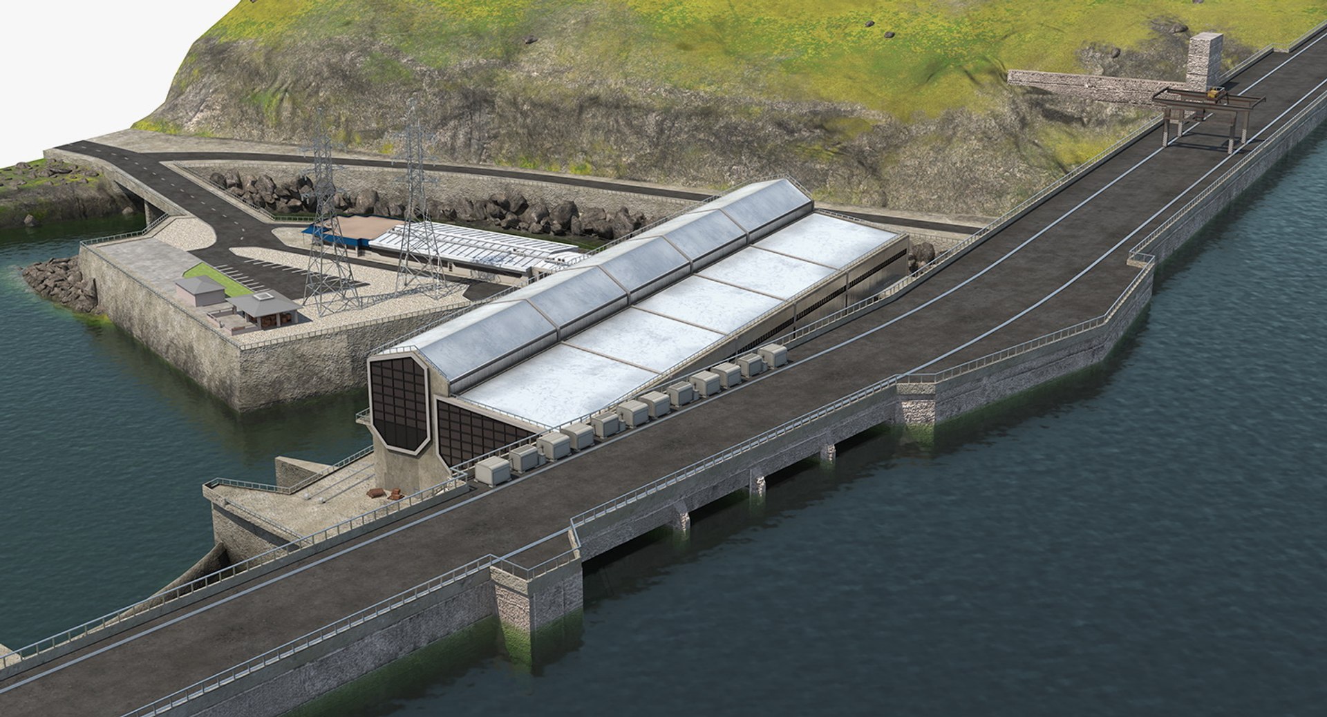 3D power plants 2 model - TurboSquid 1395334