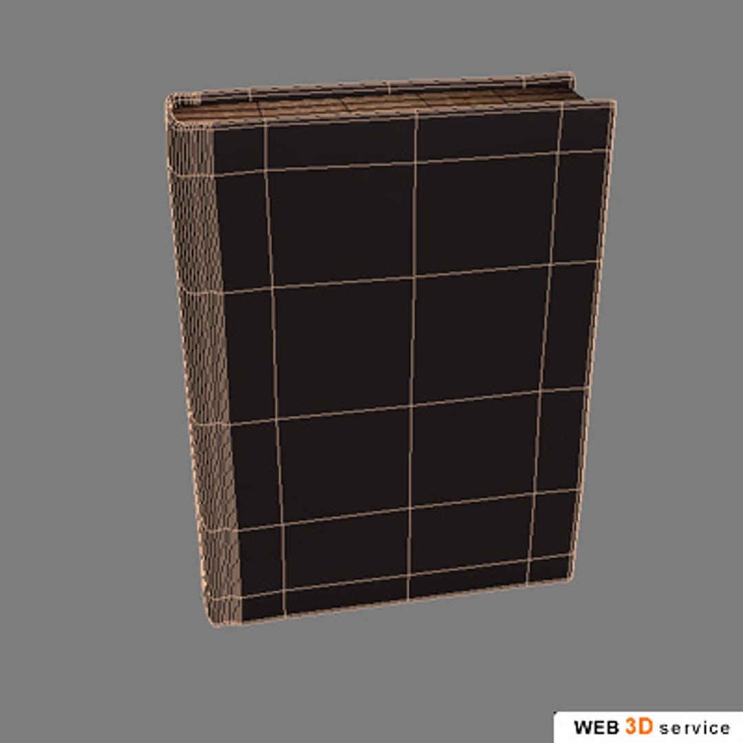 Closed Book 3d Model