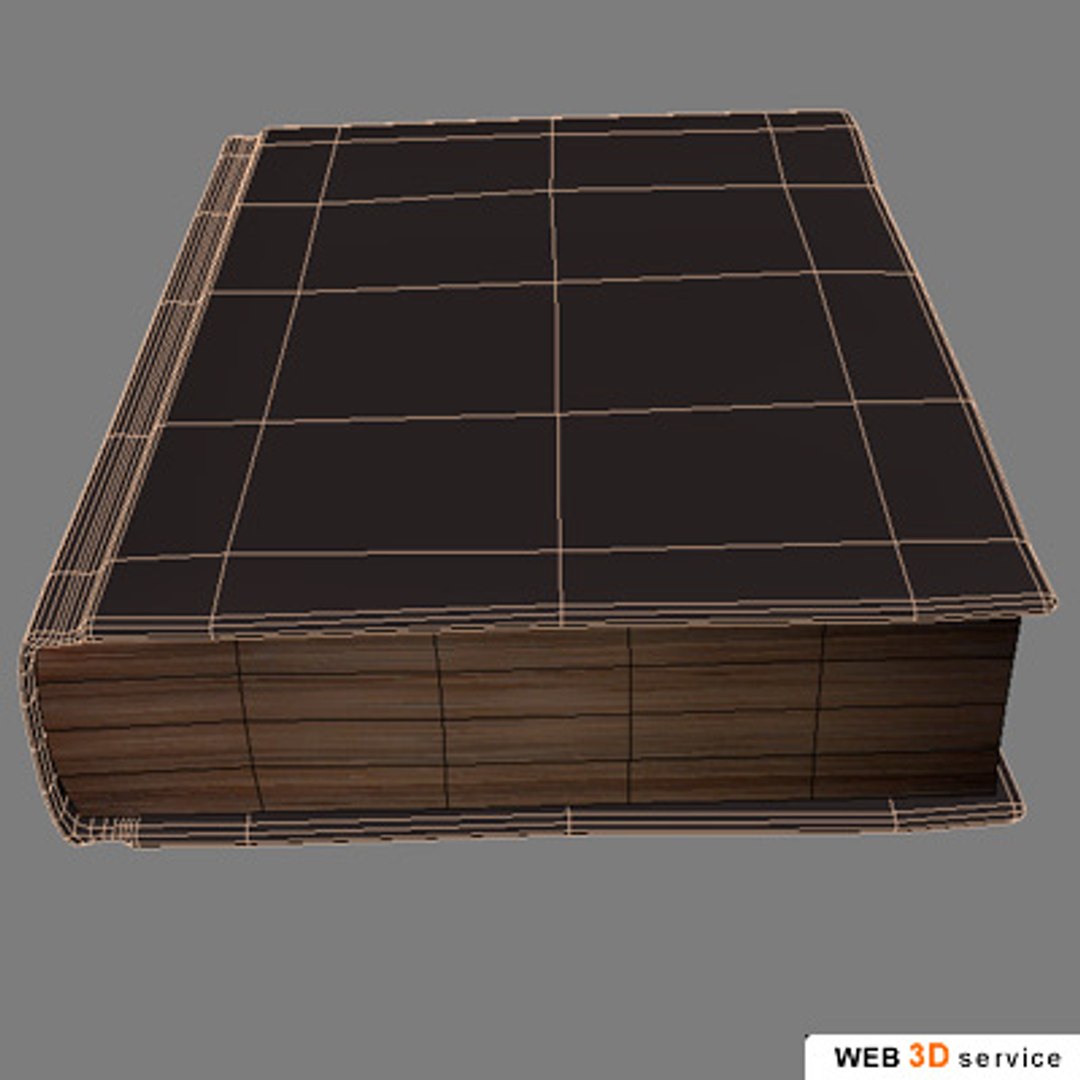 Closed Book 3d Model