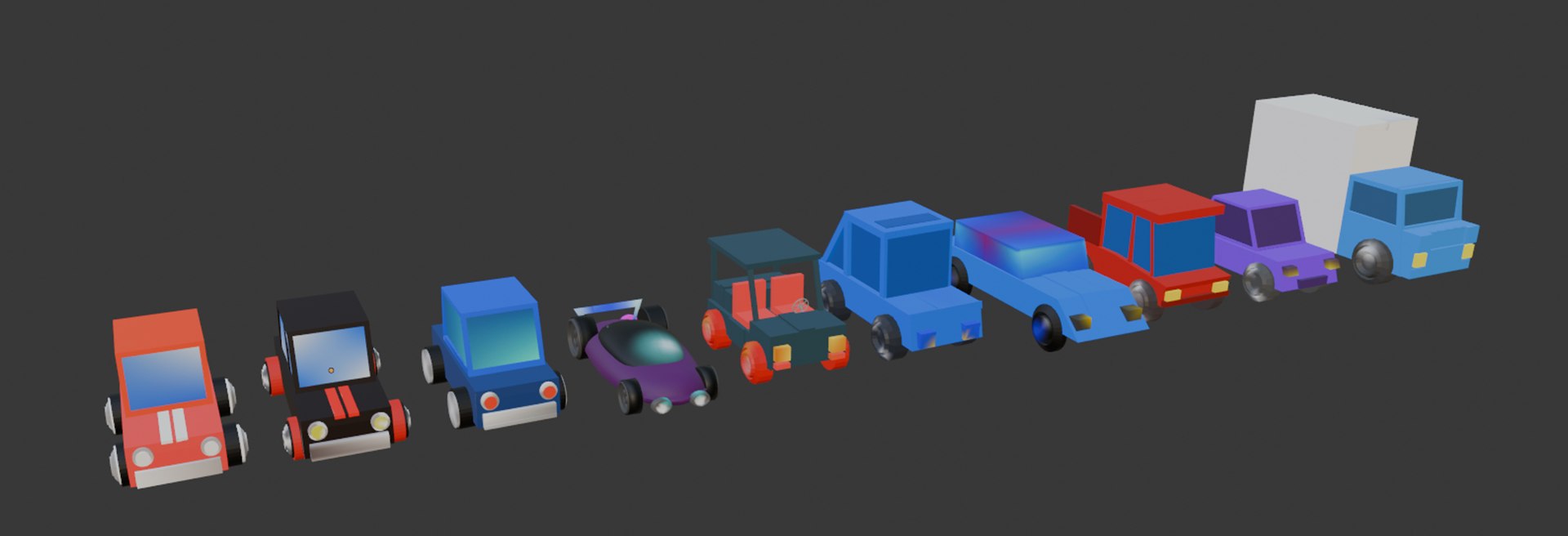 CARS Collections LOW POLY CARTOON 3D Model - TurboSquid 2203967