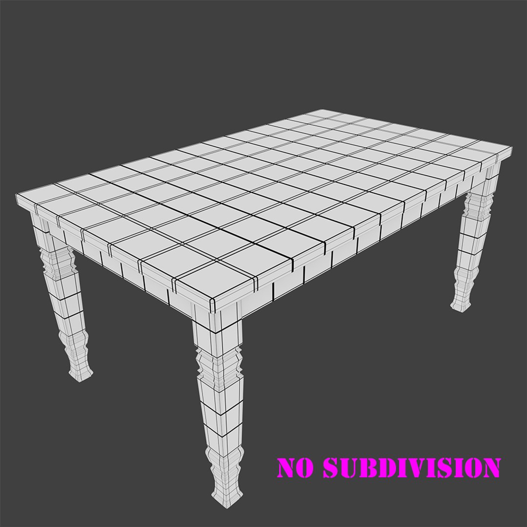 dining room table 3d model