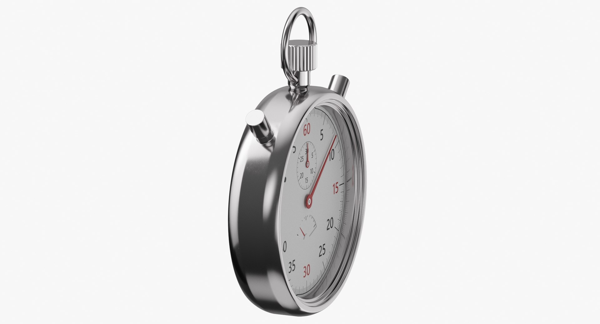 Stopwatch Time Model - TurboSquid 1466352