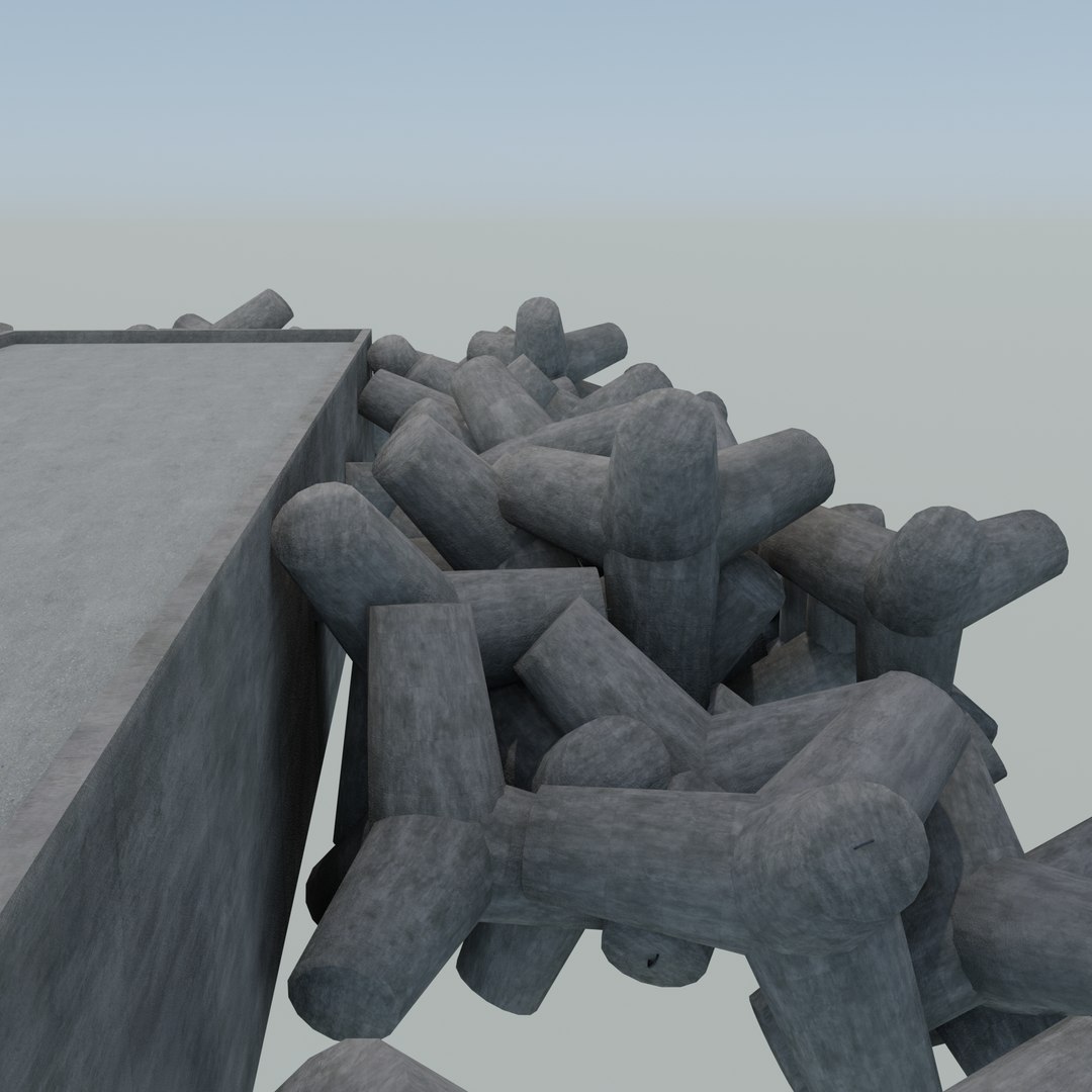 3D Model Pier Breakwater - TurboSquid 1844922