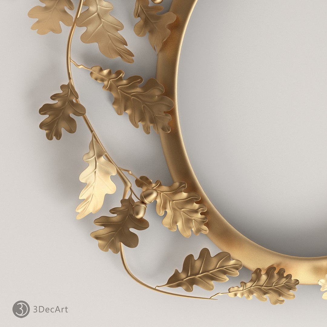 oval frame oak leaves max