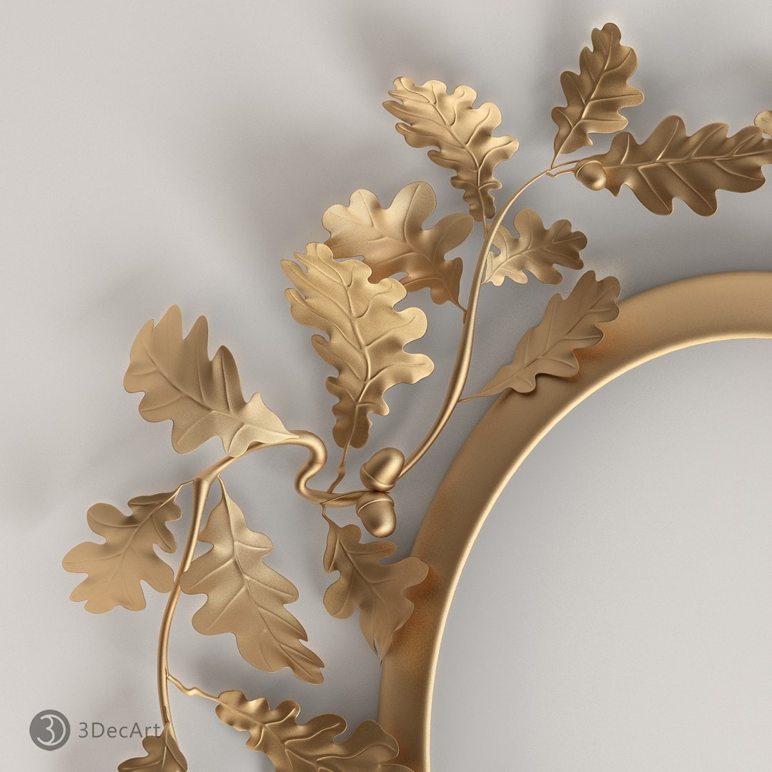oval frame oak leaves max