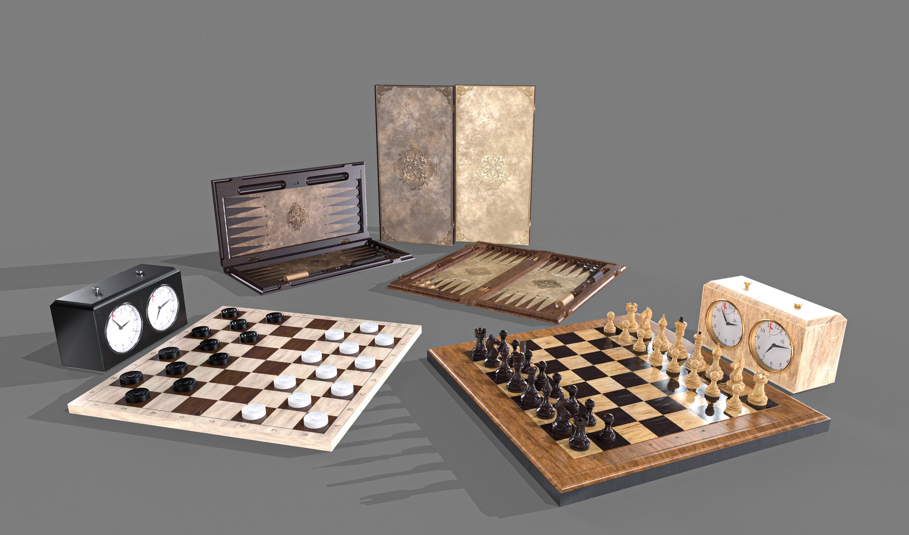 Boardgames Game Ready 3D Model - TurboSquid 2063896